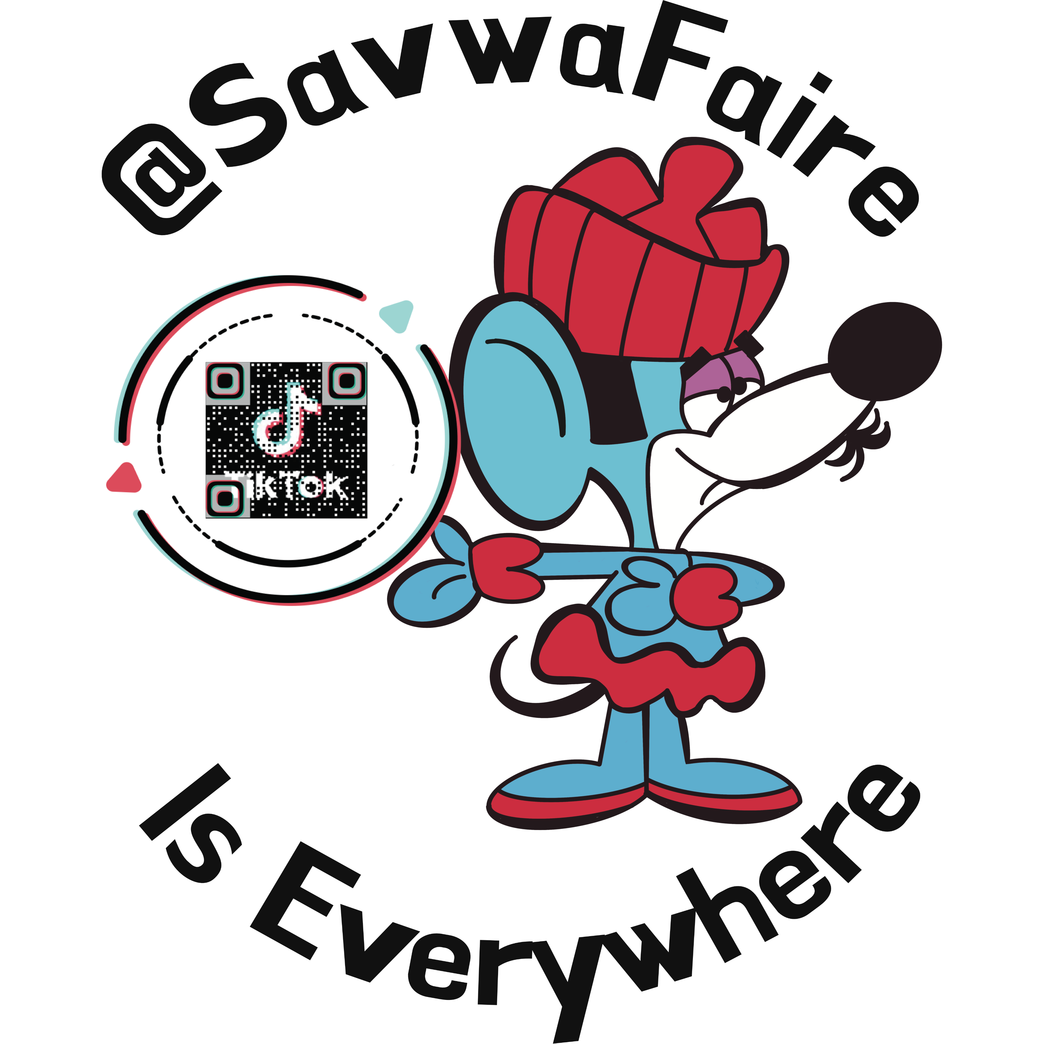 Savwa Large QR Code Car Decal – Stylin Designs